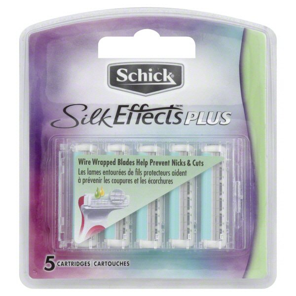 Schick Silk Effects Plus Wire Wrapped Blades - Shop Razors & blades at ...
