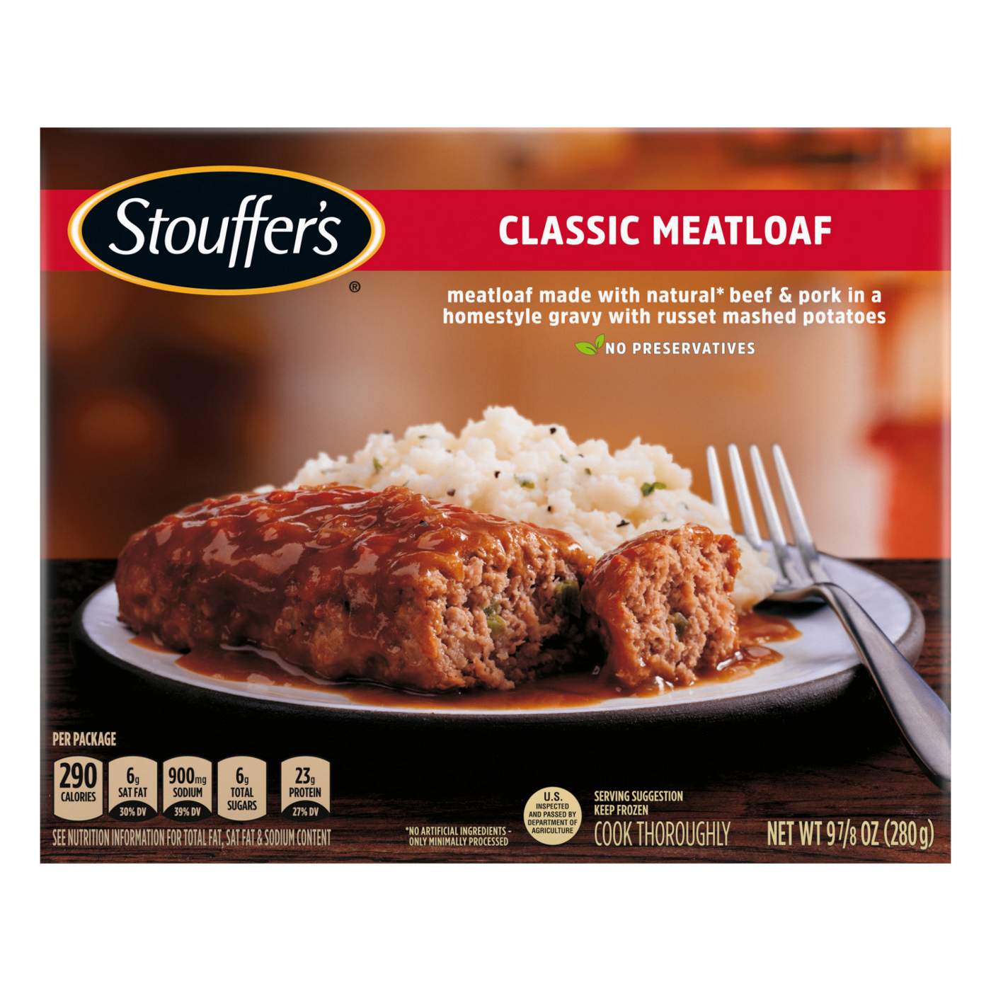 Stouffer's Classic Meatloaf Frozen Meal - Shop Entrees & sides at H-E-B