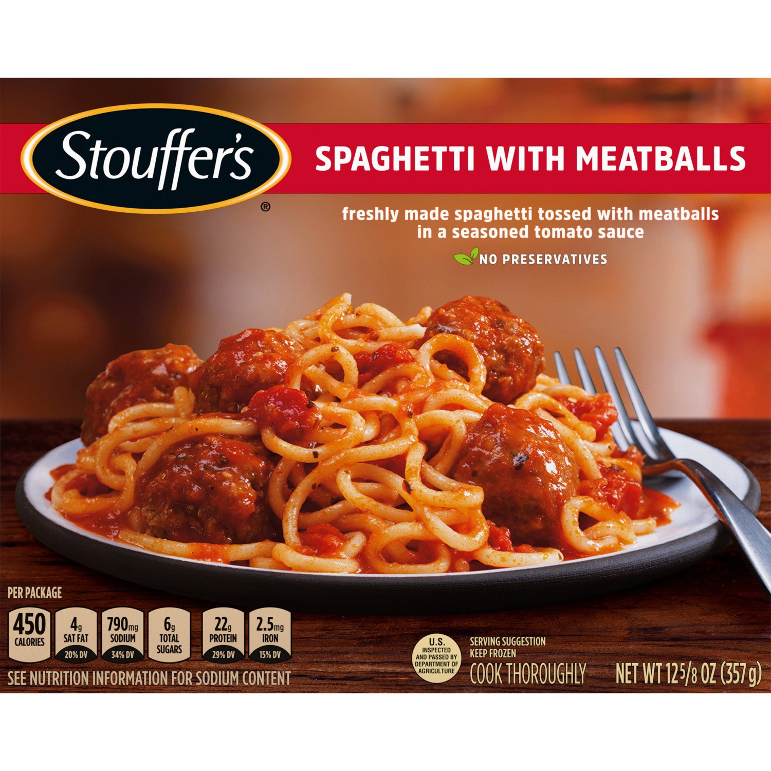 Stouffer's Spaghetti & Meatballs Frozen Meal - Shop Entrees & sides at ...