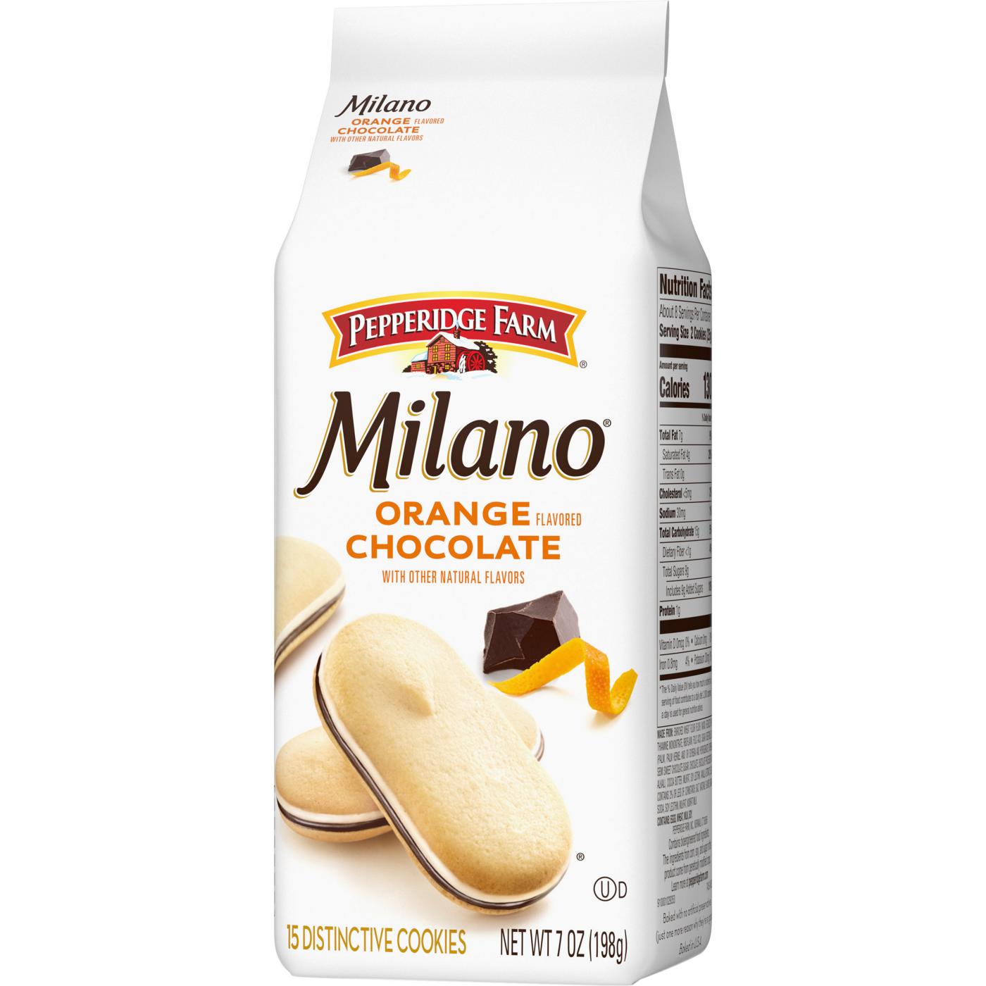 Pepperidge Farm Milano Orange Chocolate Cookies - Shop Cookies at H-E-B