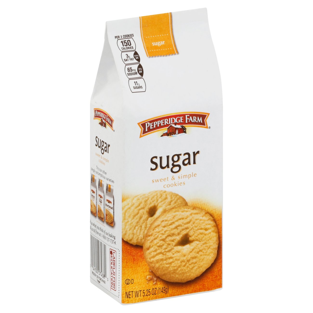 Pepperidge Farm Sweet & Simple Sugar Cookies - Shop Cookies at H-E-B