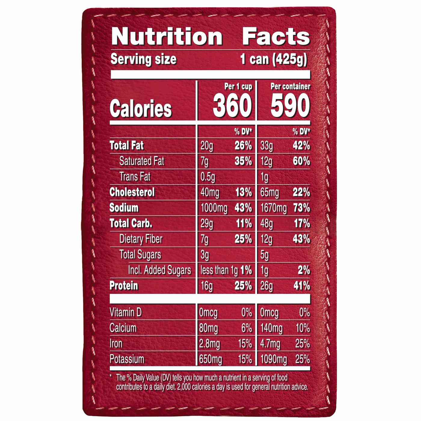 Wolf Mild Chili with Beans - Shop Soups & chili at H-E-B