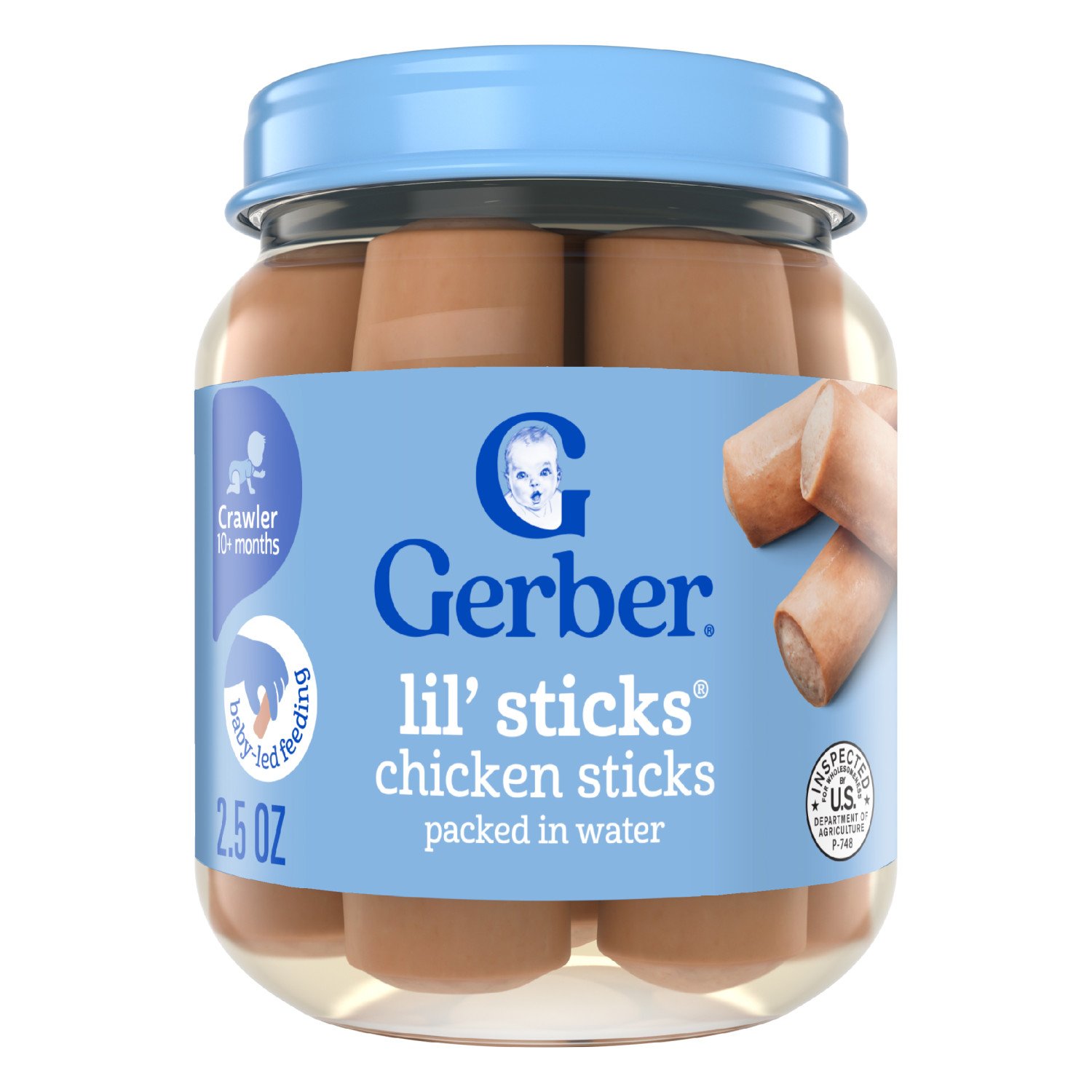 Gerber Mealtime for Baby Lil' Sticks - Chicken - Shop Toddler food at H-E-B