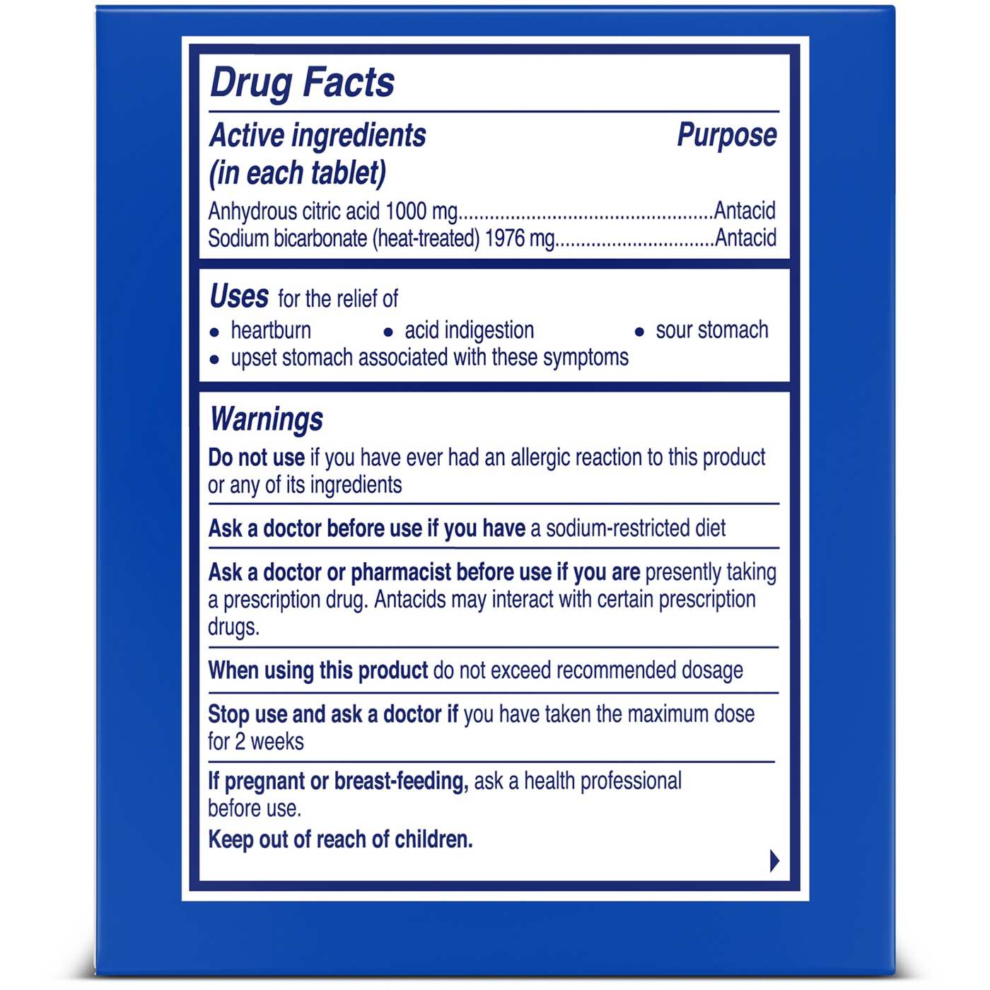 Alka-Seltzer Extra Strength Tablets - Shop Digestion & nausea at H-E-B