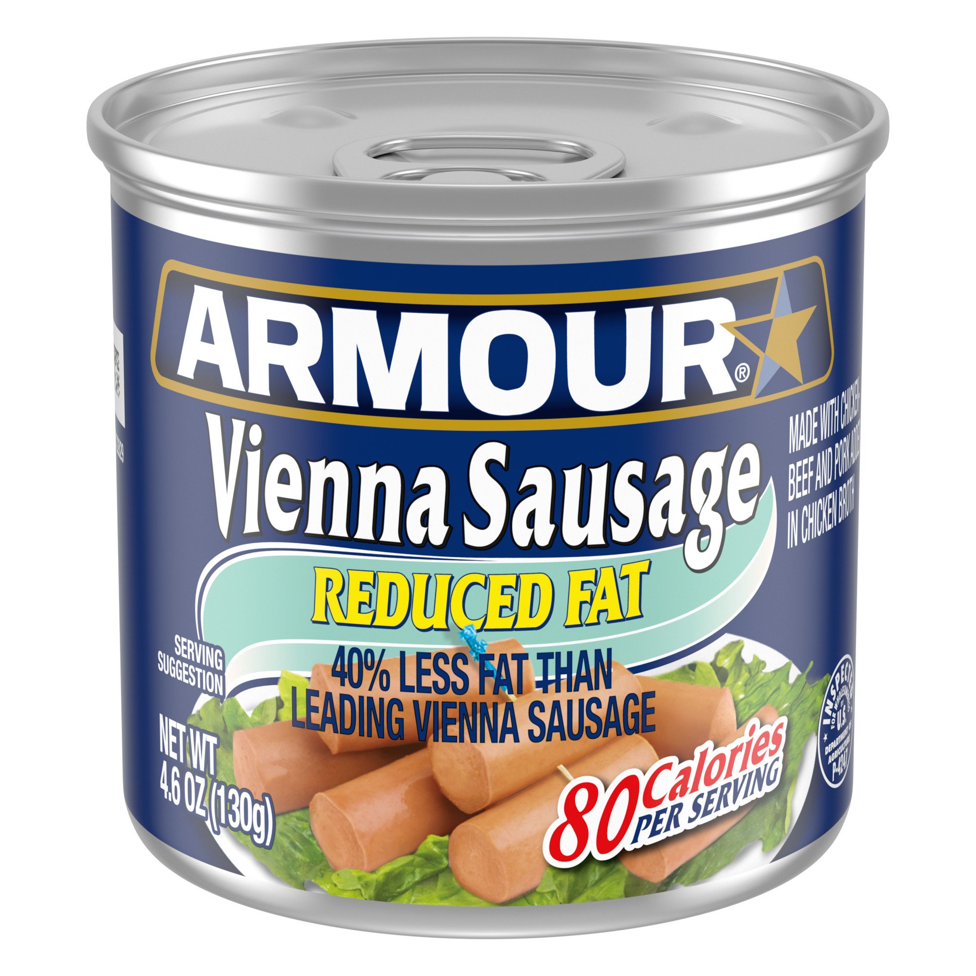 Armour Reduced Fat Vienna Sausage Canned Sausage - Shop Meat at H-E-B