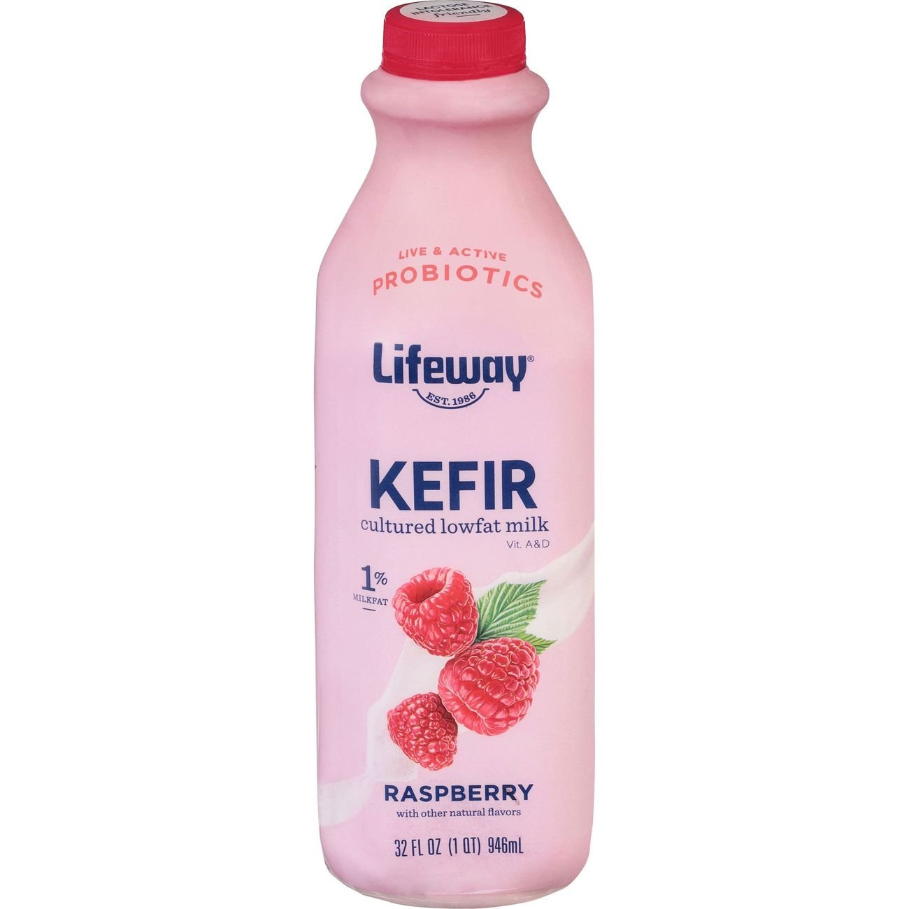 Lifeway Low-Fat Raspberry Kefir - Shop Yogurt at H-E-B