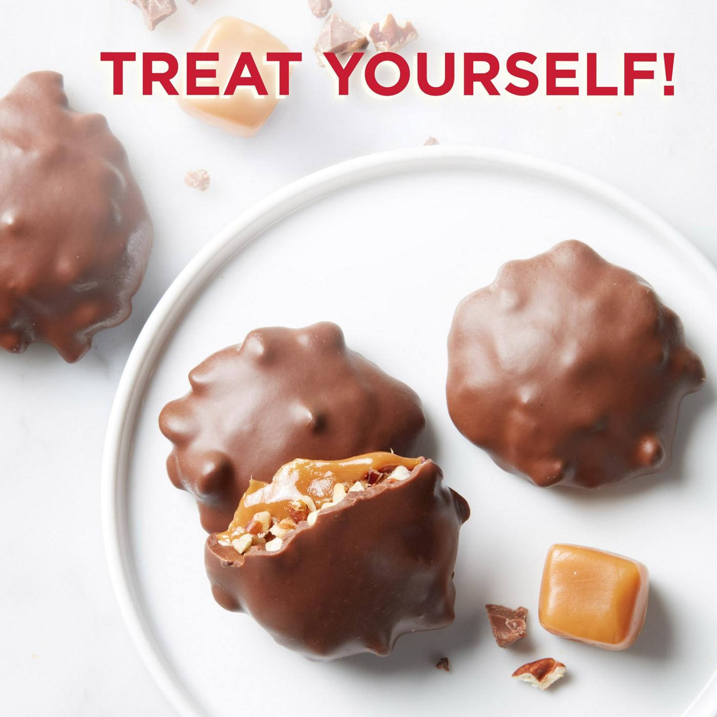 Pangburn's Millionaire$ Milk Chocolate Pecans & Honey Caramel Candy Box, 11 Pc - Shop Candy at H-E-B