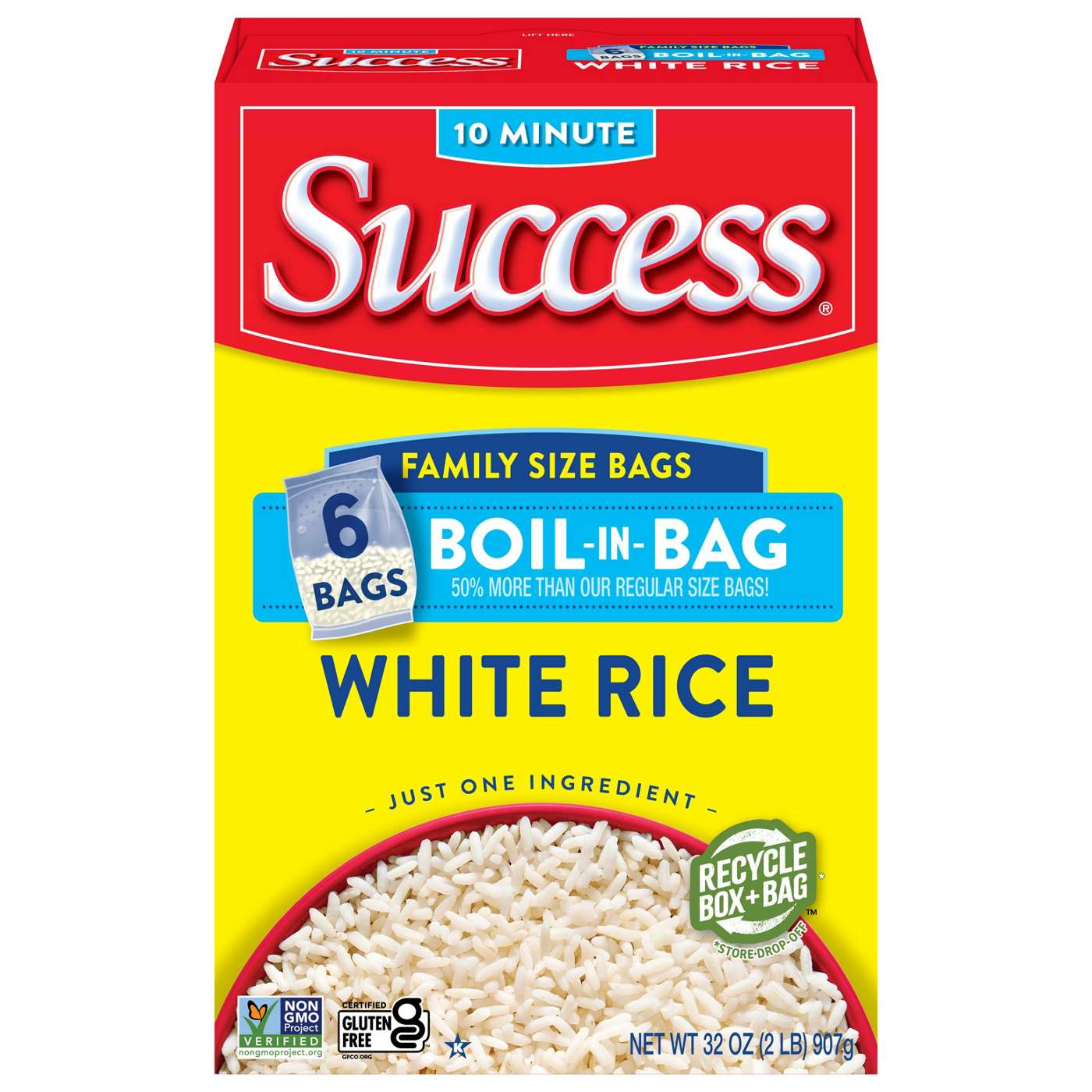 Success Boil-in-Bag White Rice Family Size Bags - Shop Rice & grains at ...