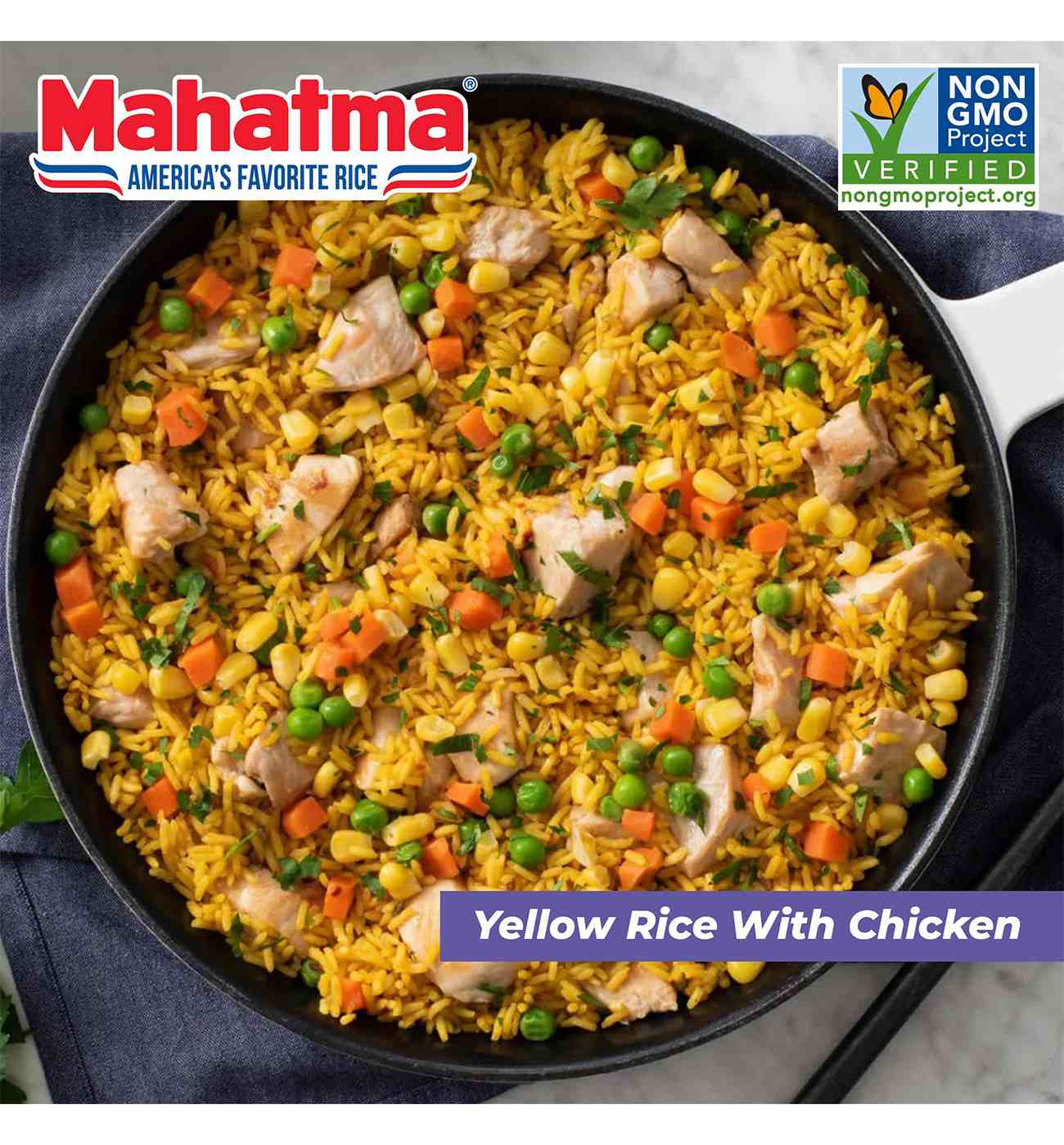 Mahatma Yellow Long Grain Rice - Shop Rice & grains at H-E-B