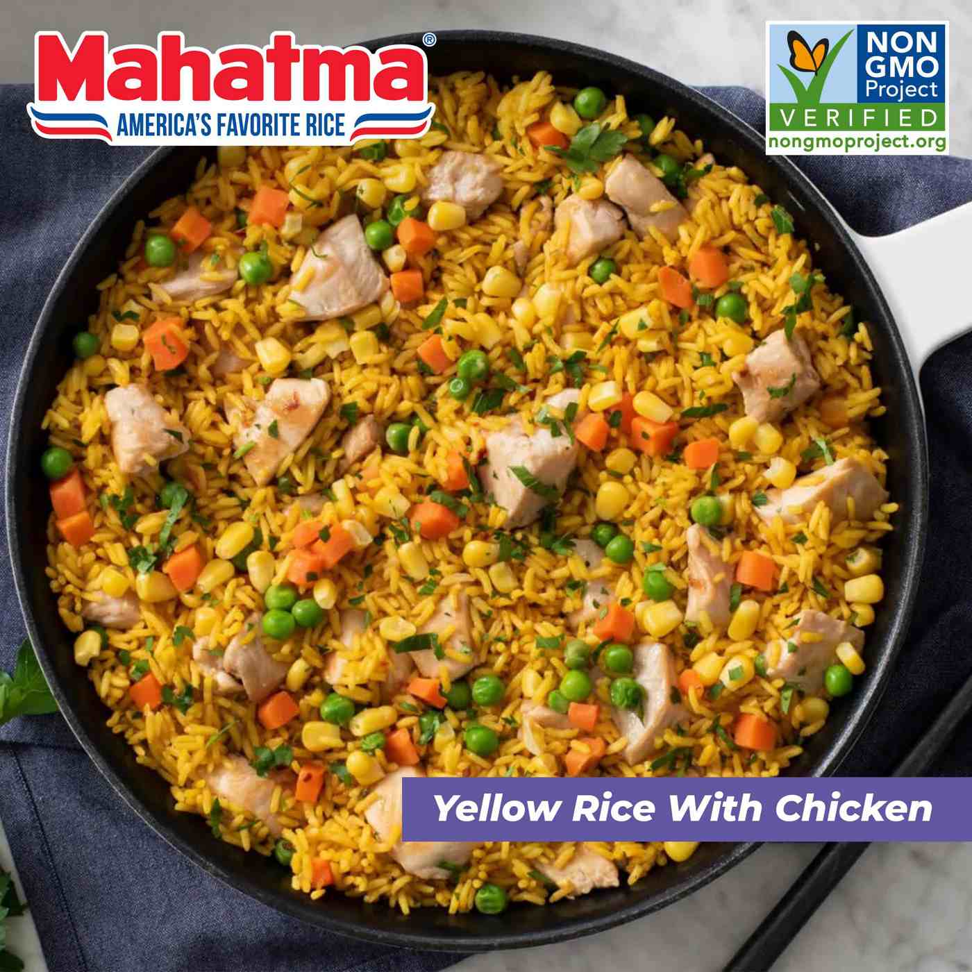 Mahatma Yellow Long Grain Rice - Shop Rice & grains at H-E-B