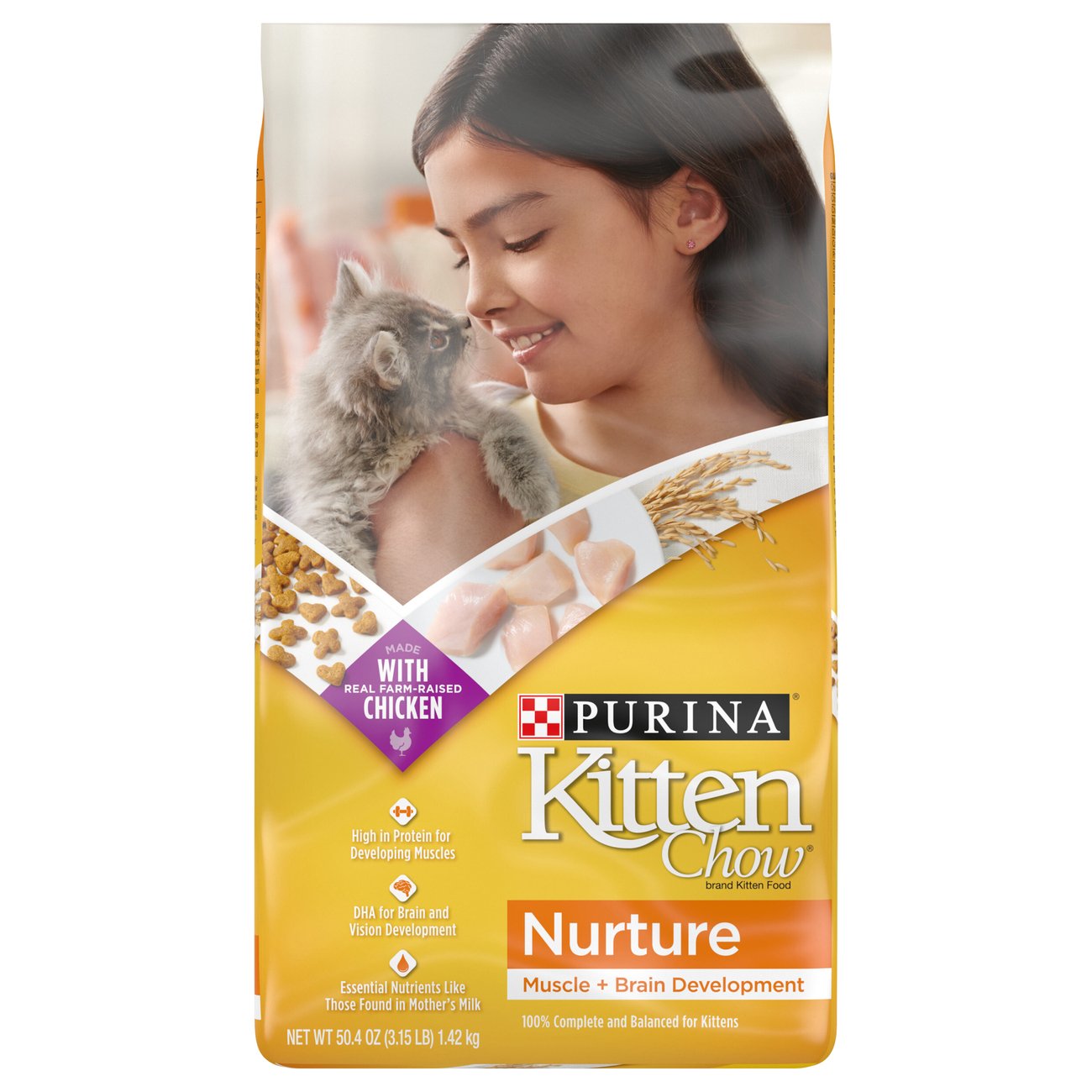 Kitten Chow Purina Kitten Food Healthy Development Dry Kitten Food ...