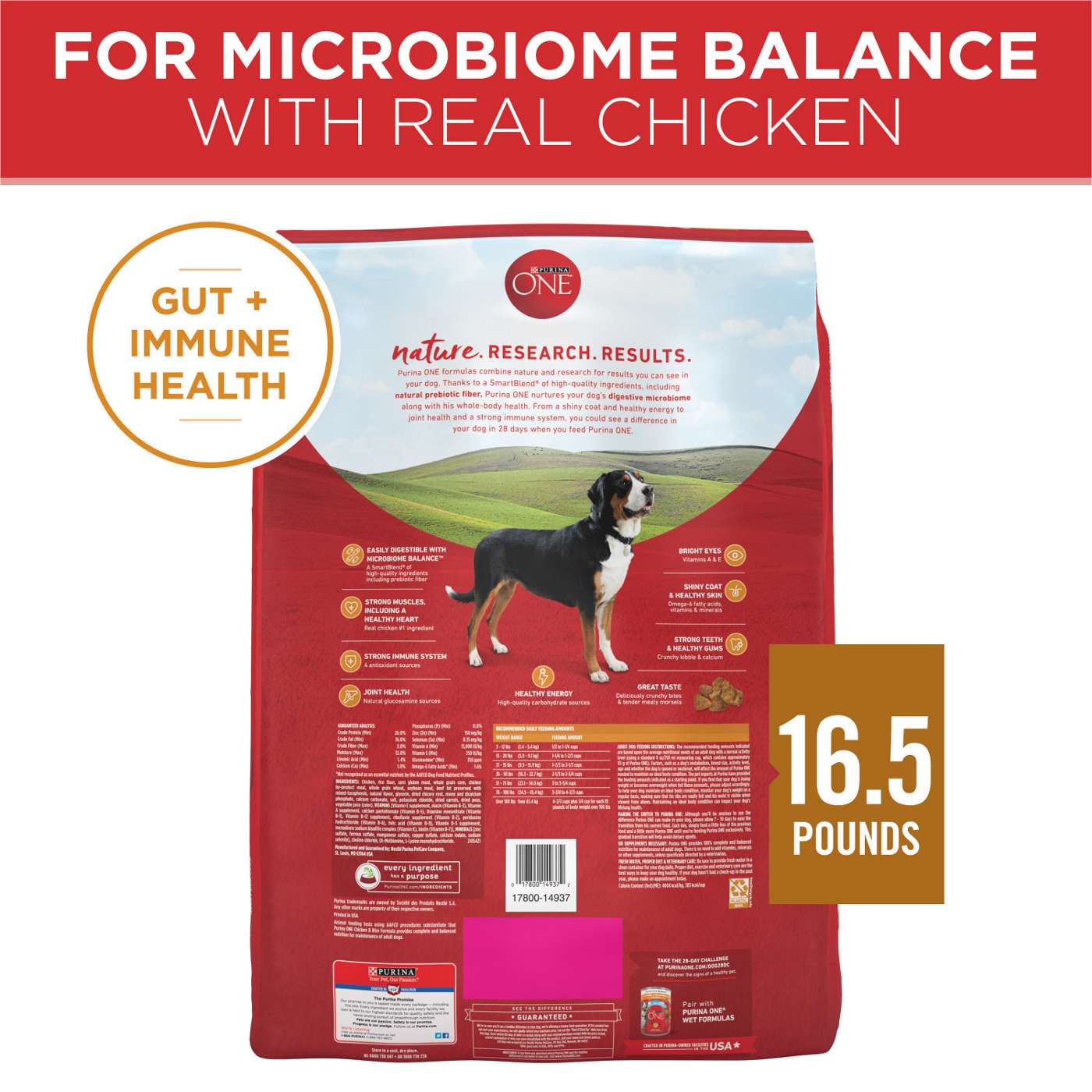 Purina ONE Dry Dog Food - Chicken and Rice Formula - Shop Food at H-E-B