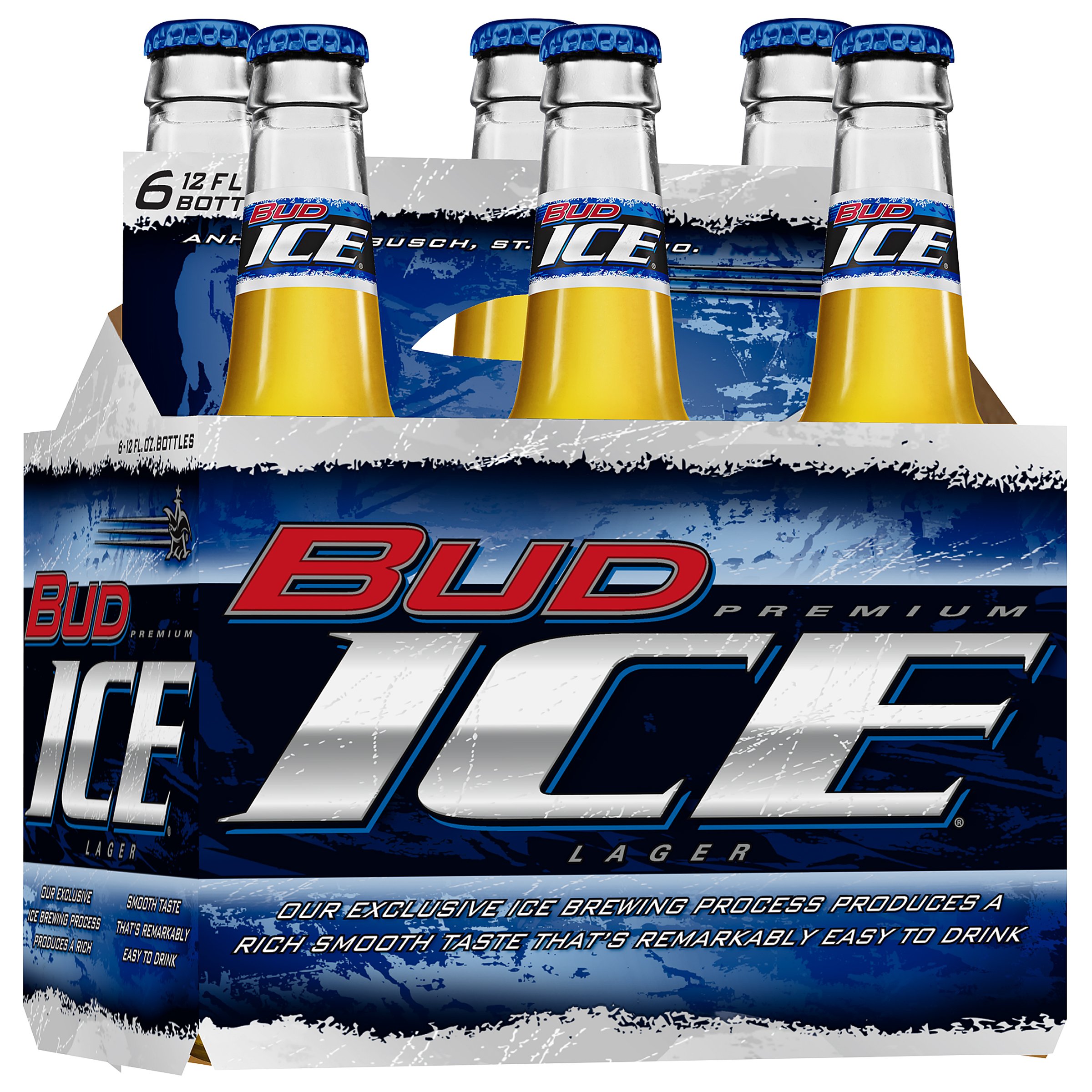 Bud Ice Beer 6 pk Longneck Bottles - Shop Beer at H-E-B