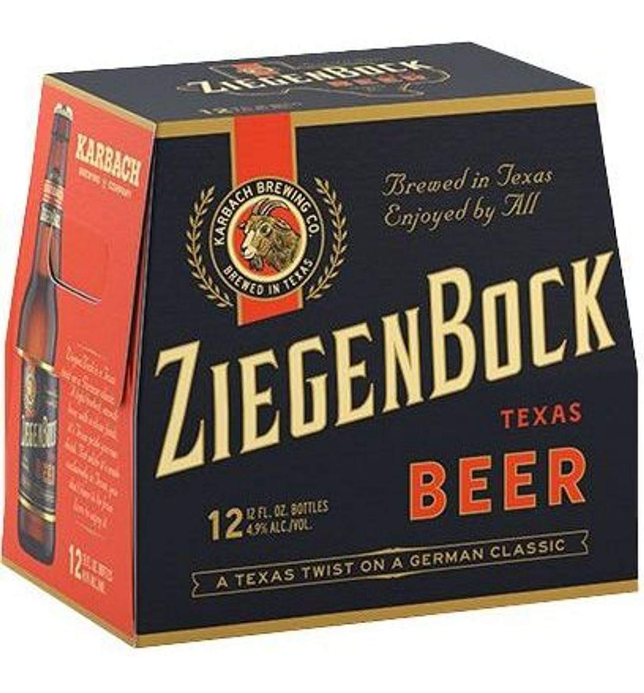 ZiegenBock Amber Craft Beer 12 pk Bottles - Shop Beer at H-E-B