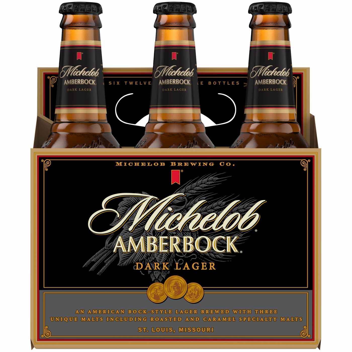 Michelob Amber Bock Dark Lager 6 pk Bottles - Shop Beer at H-E-B