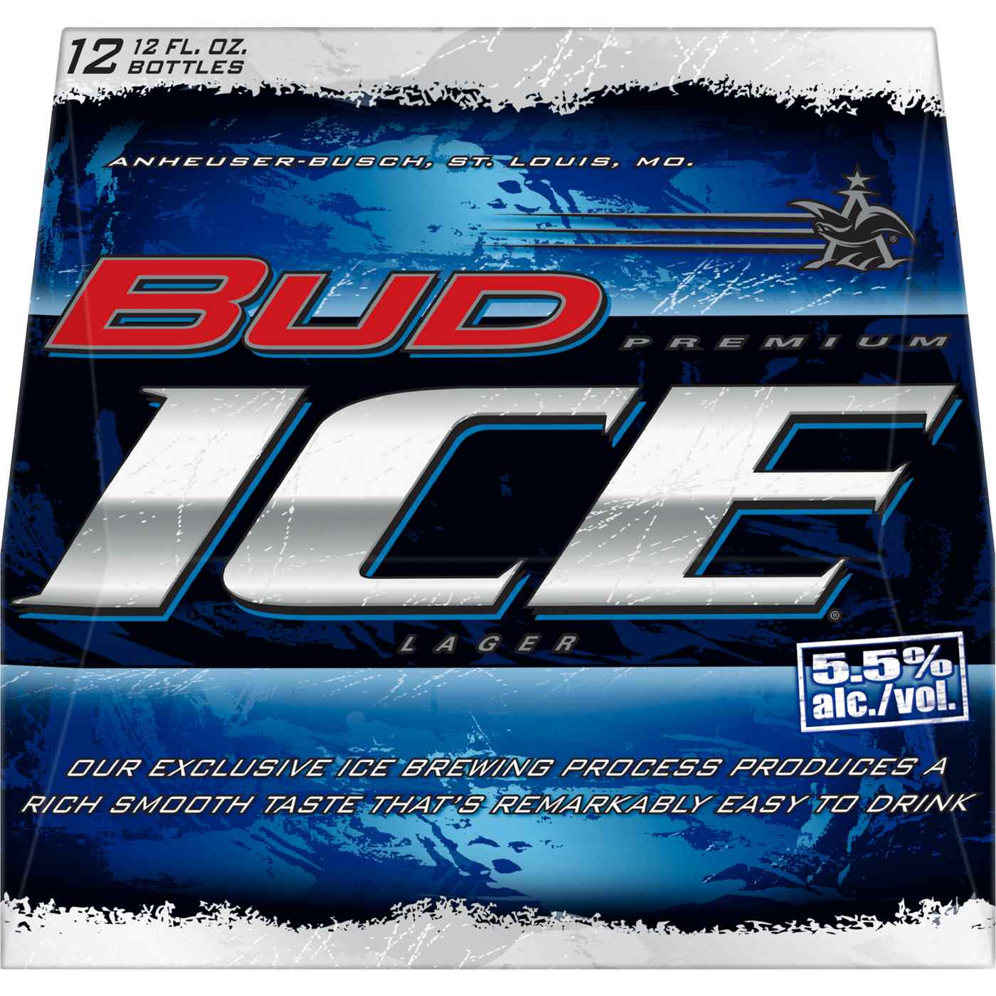 Bud Ice Premium Lager Beer, 12 pack - Shop Beer at H-E-B
