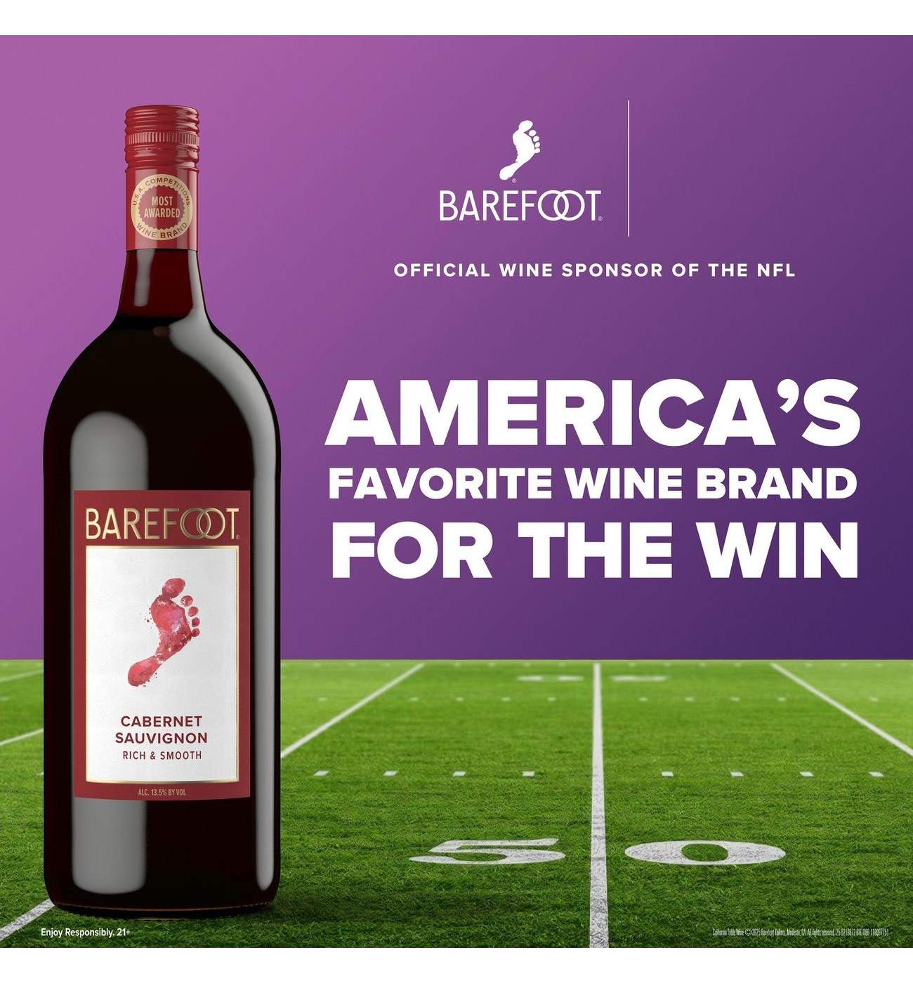 Barefoot Cabernet Sauvignon Red Wine - Shop Wine at H-E-B
