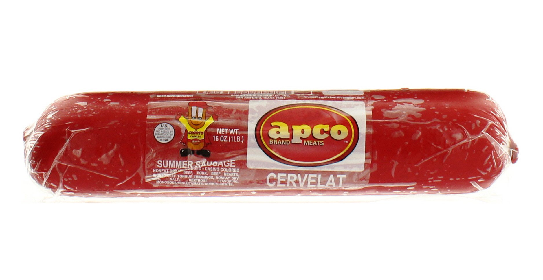 Apco Cervelat Summer Sausage - Shop Sausage at H-E-B
