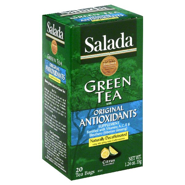 Salada Green Tea with Original Antioxidants Citrus Flavored - Shop Tea ...