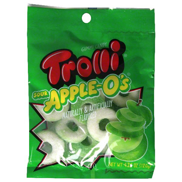 Trolli Sour Apple-O's Gummi Candy - Shop Candy at H-E-B