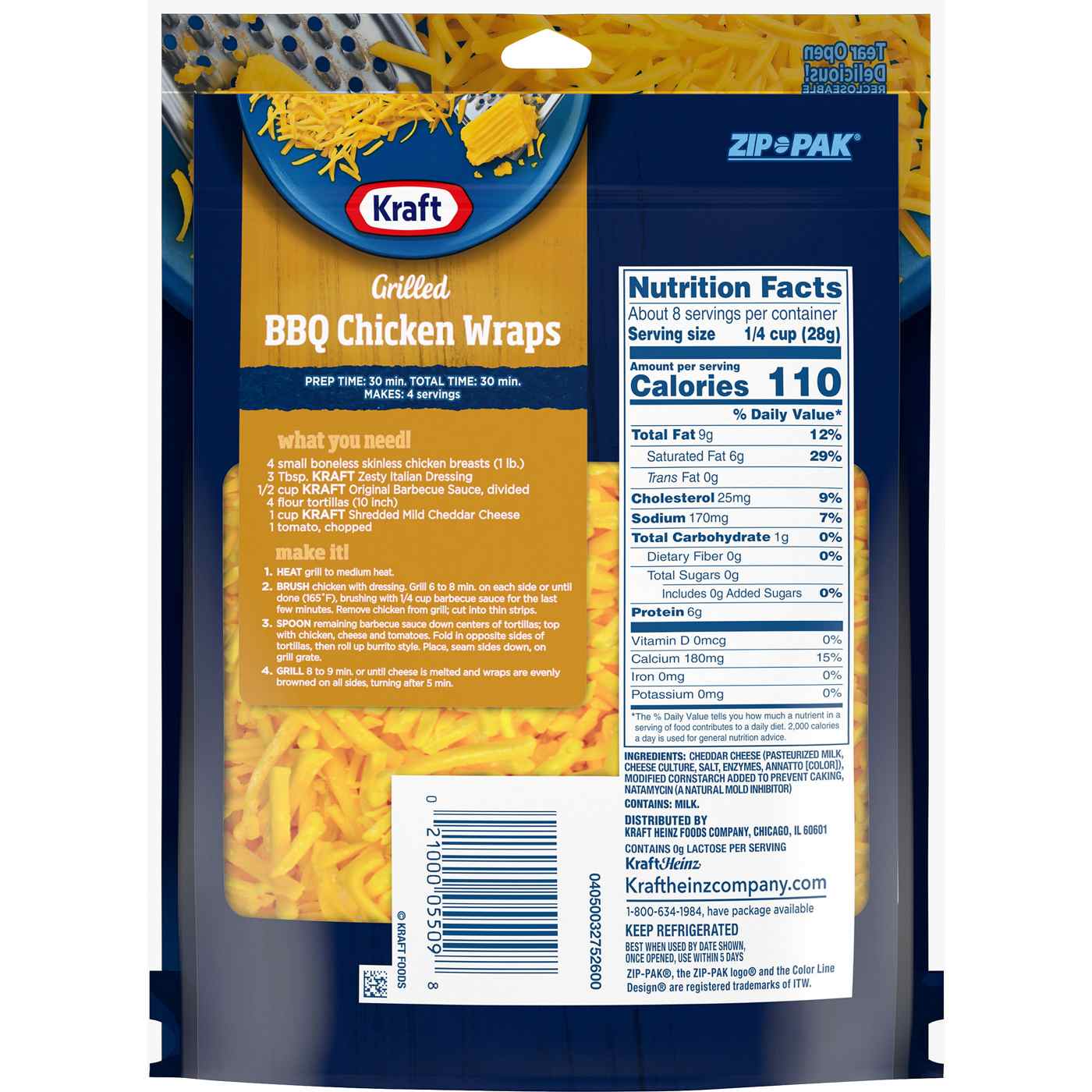 Kraft Mild Cheddar Shredded Cheese - Shop Cheese at H-E-B