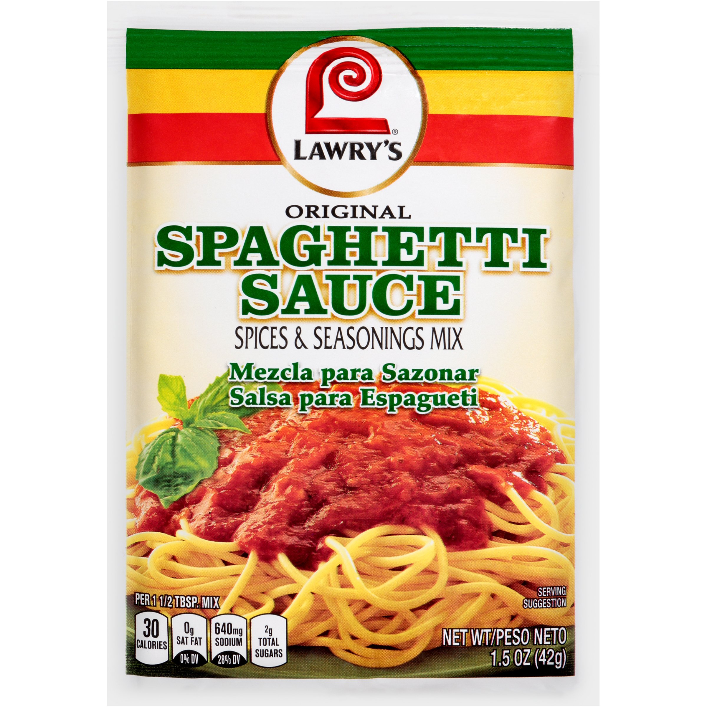 Lawry's Original Style Spaghetti Sauce Spices & Seasonings - Shop Spice ...