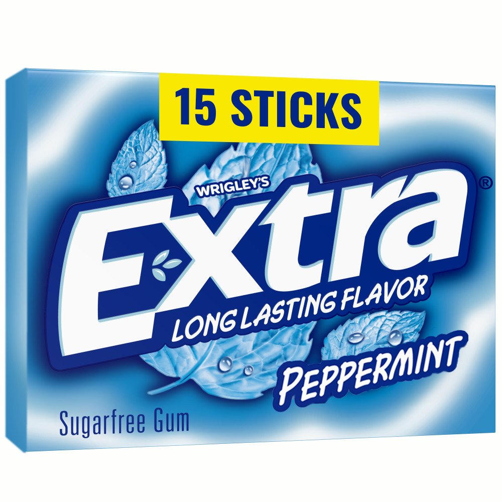 Extra Peppermint Sugar Free Chewing Gum - Shop Gum & mints at H-E-B
