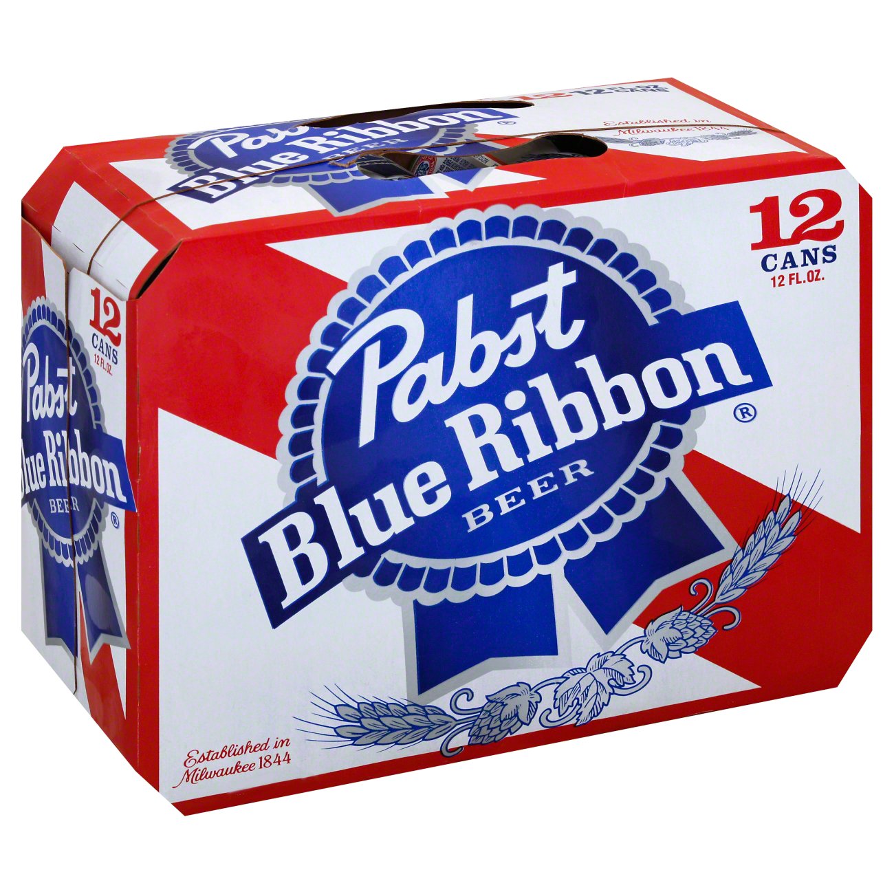 Pabst Blue Ribbon Beer 12 pk Cans - Shop Beer at H-E-B