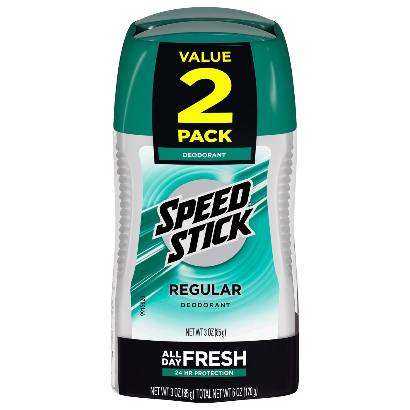 Speed Stick 24 Hr Protection Deodorant - Regular, 2 pk - Shop Deodorant ...