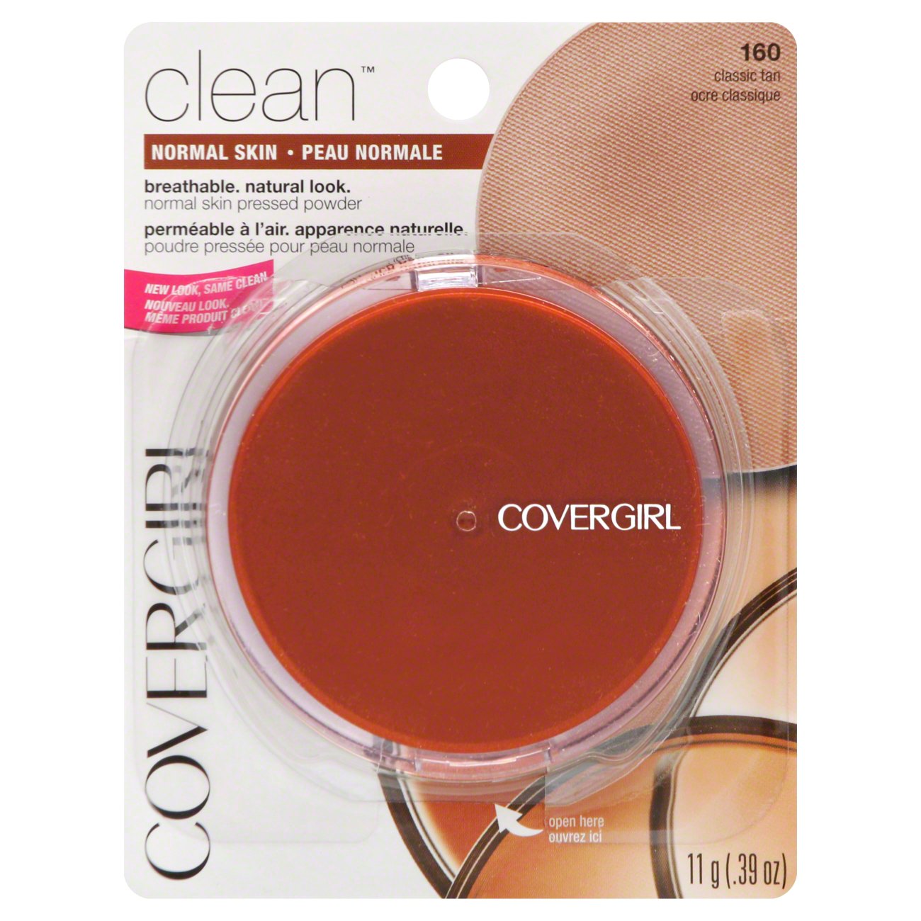 Covergirl Clean Pressed Powder - Classic Tan 160 - Shop Powder at H-E-B