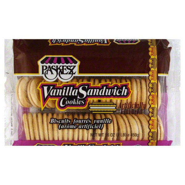 Paskesz Vanilla Sandwich Cookies - Shop Cookies at H-E-B