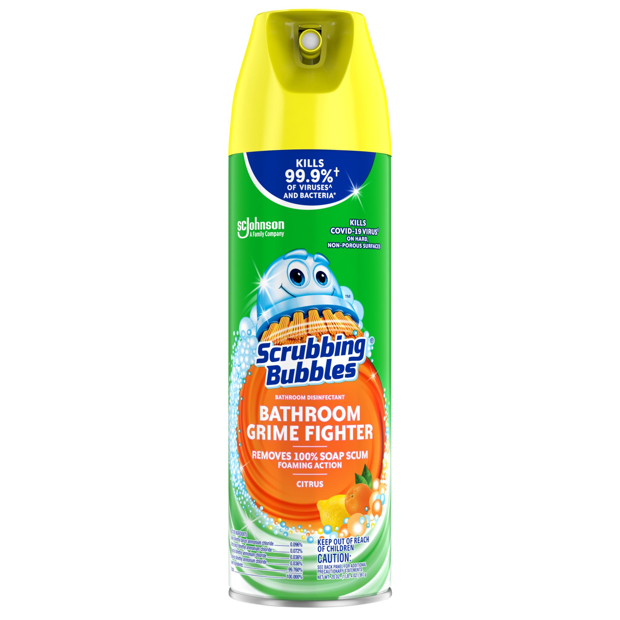 Scrubbing Bubbles Citrus Scent Bathroom Grime Fighter - Shop All ...