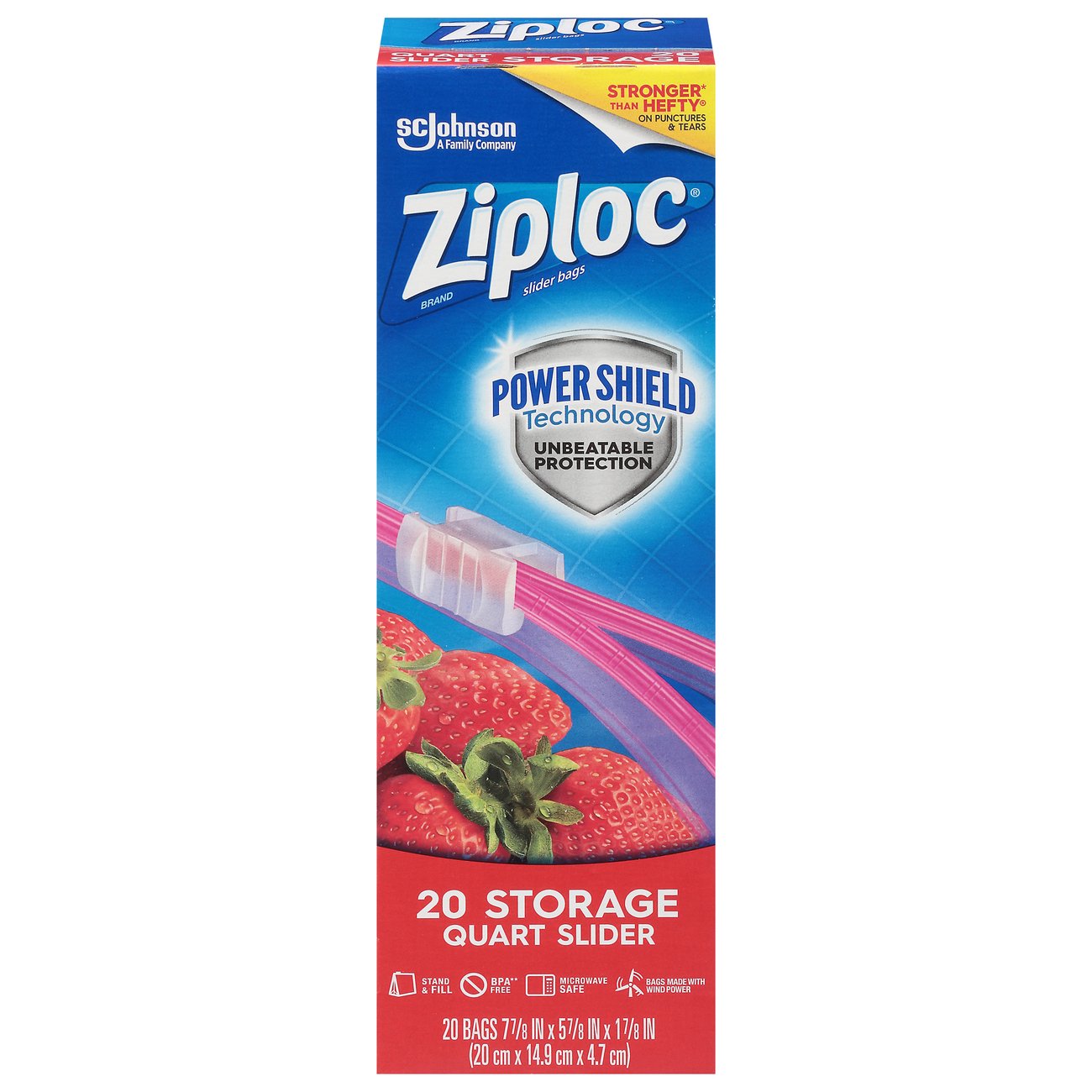 Ziploc Slider Storage Quart Bags - Shop Storage bags at H-E-B