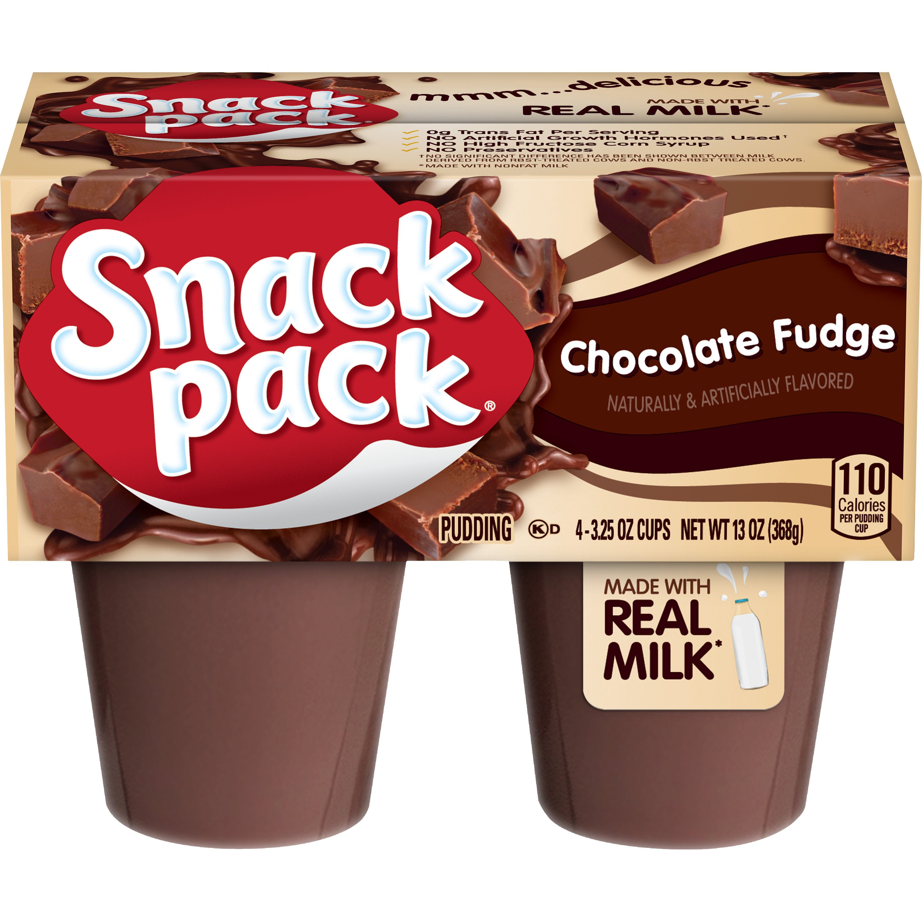 Chocolate Pudding Snack Pack