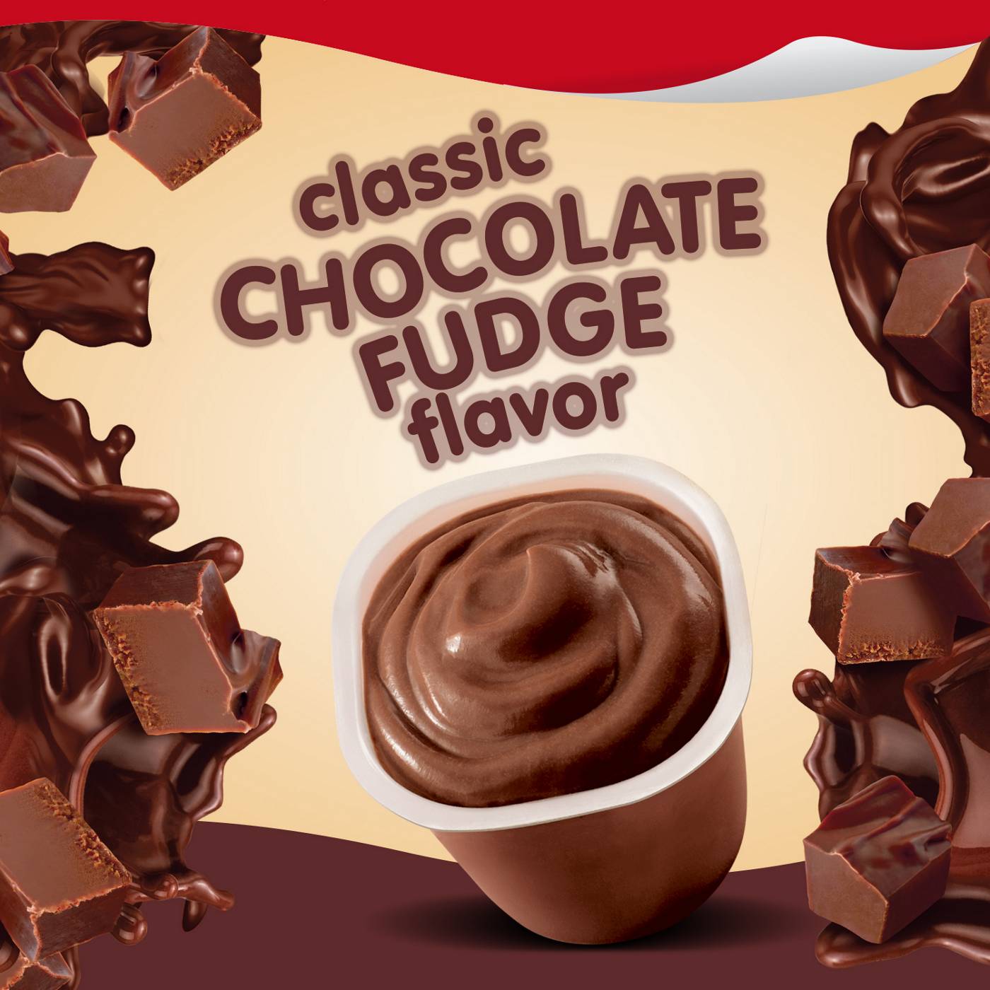 Snack Pack Chocolate Fudge Pudding Cups - Shop Pudding & gelatin at H-E-B