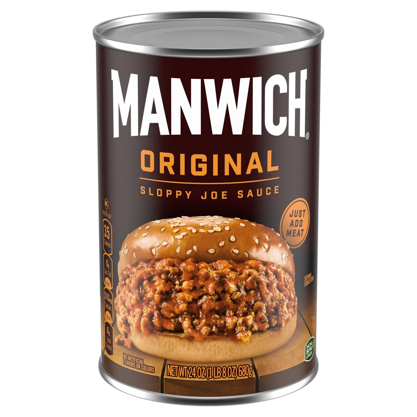 Manwich Original Sloppy Joe Sauce Canned Sauce - Shop Cooking sauces at ...