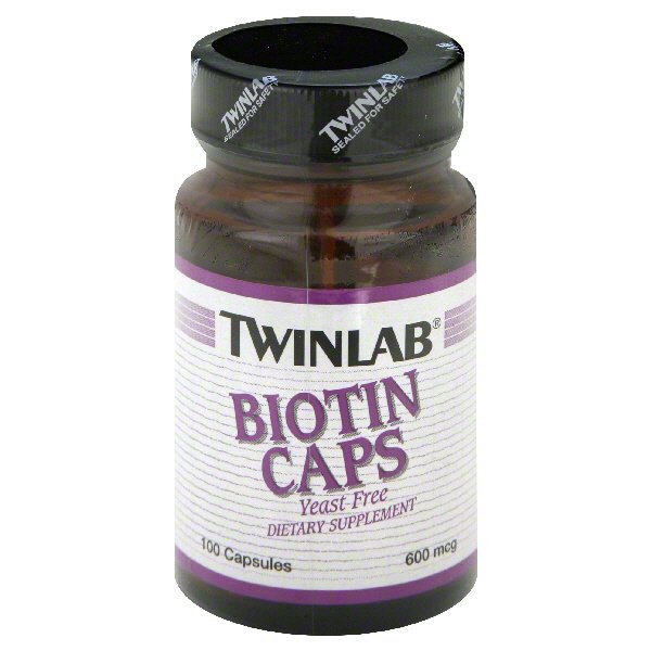 Twinlab Biotin Caps 600 mcg Yeast Free Capsules - Shop Vitamins A-Z at ...