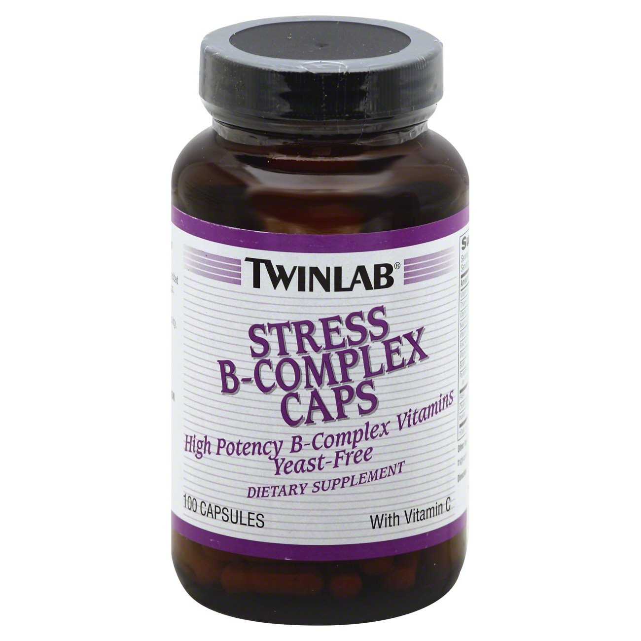Twinlab Stress B-Complex Caps Capsules - Shop Vitamins A-Z at H-E-B