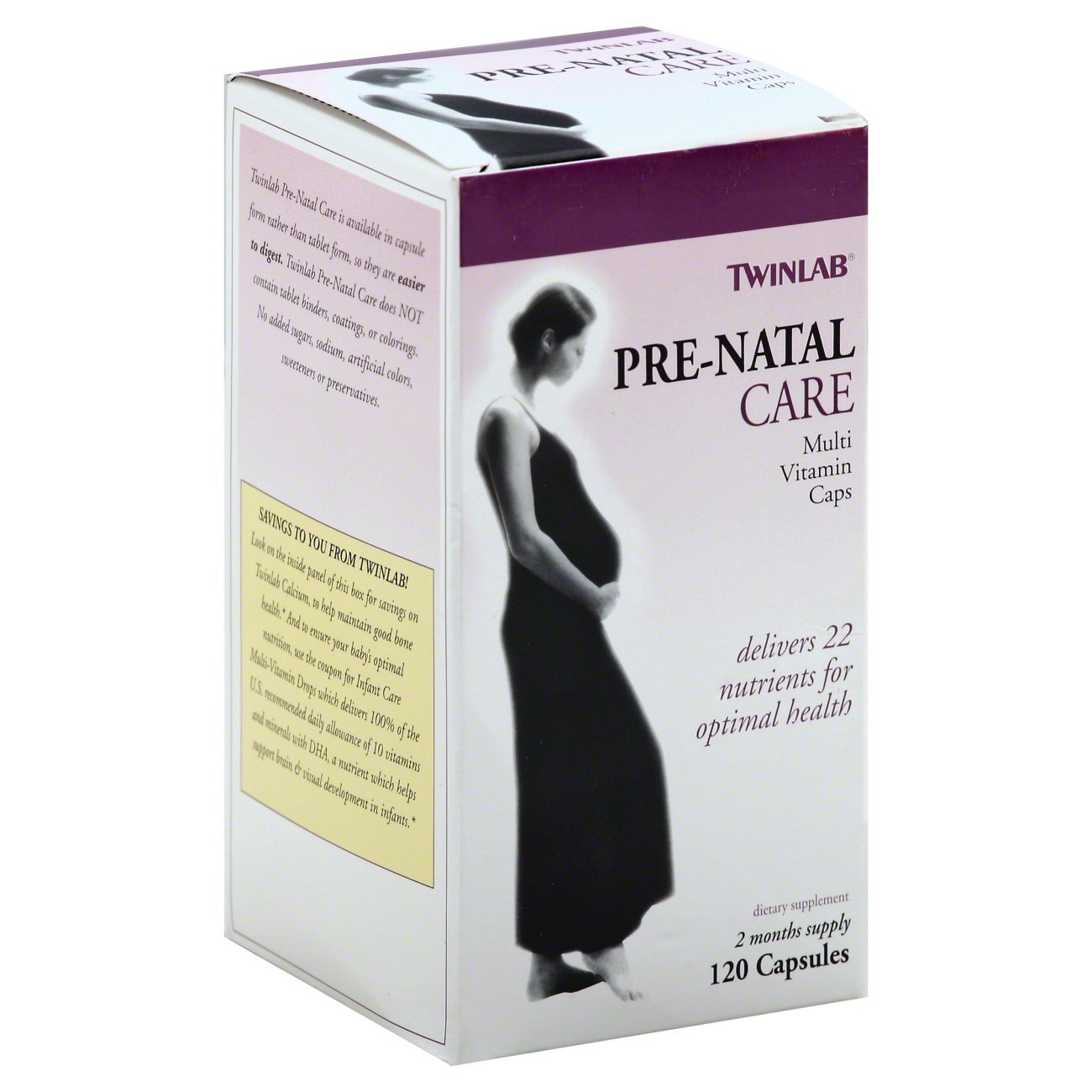Twinlab Pre-Natal Care Multi Vitamin Capsules - Shop Multivitamins at H-E-B