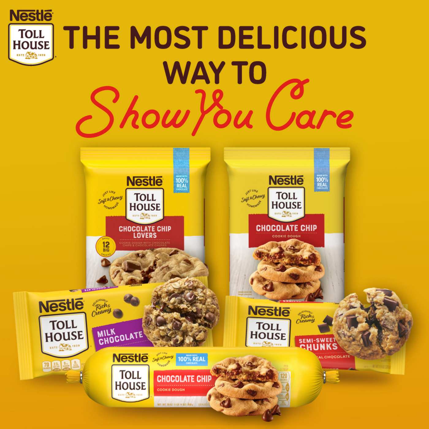 Nestle Toll House Semi Sweet Chocolate Chunks - Shop Baking chocolate ...