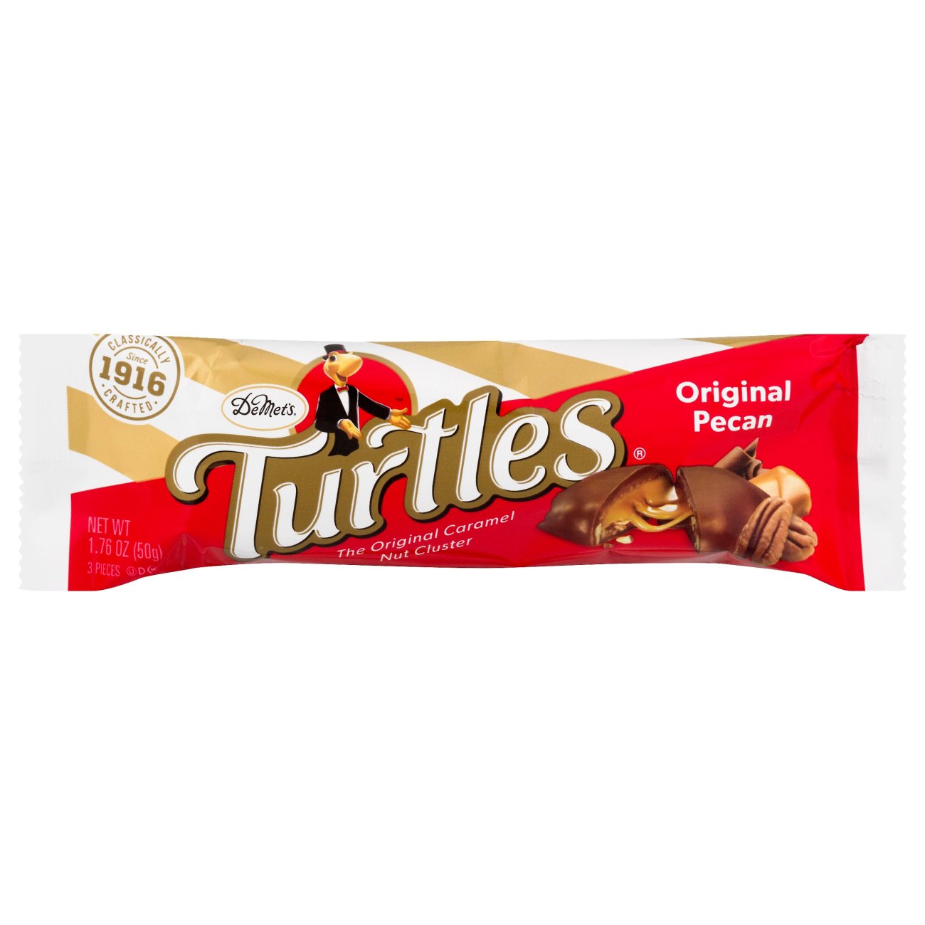 Pecan Caramel Turtle Candy Bars