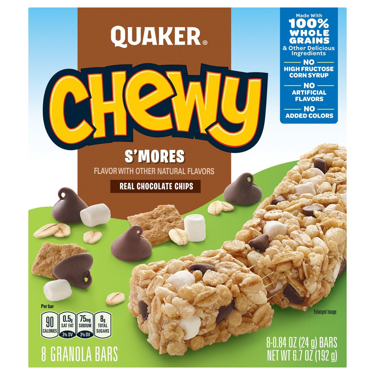 Quaker Chewy Granola Bar Nutrition Label | Besto Blog