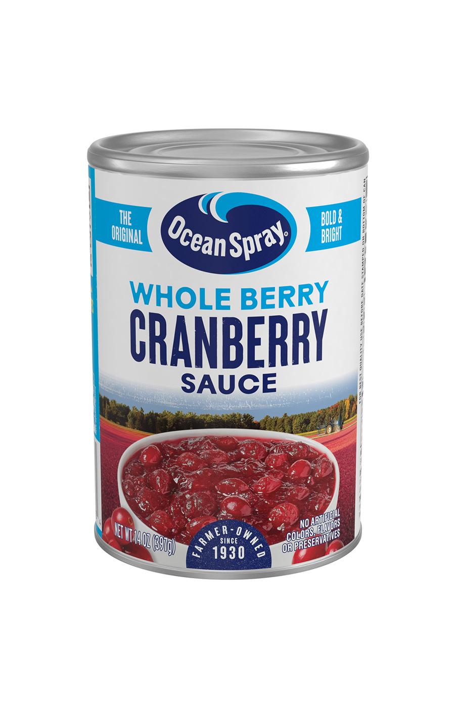 Ocean Spray Whole Cranberry Sauce - Shop Berries & cherries at H-E-B