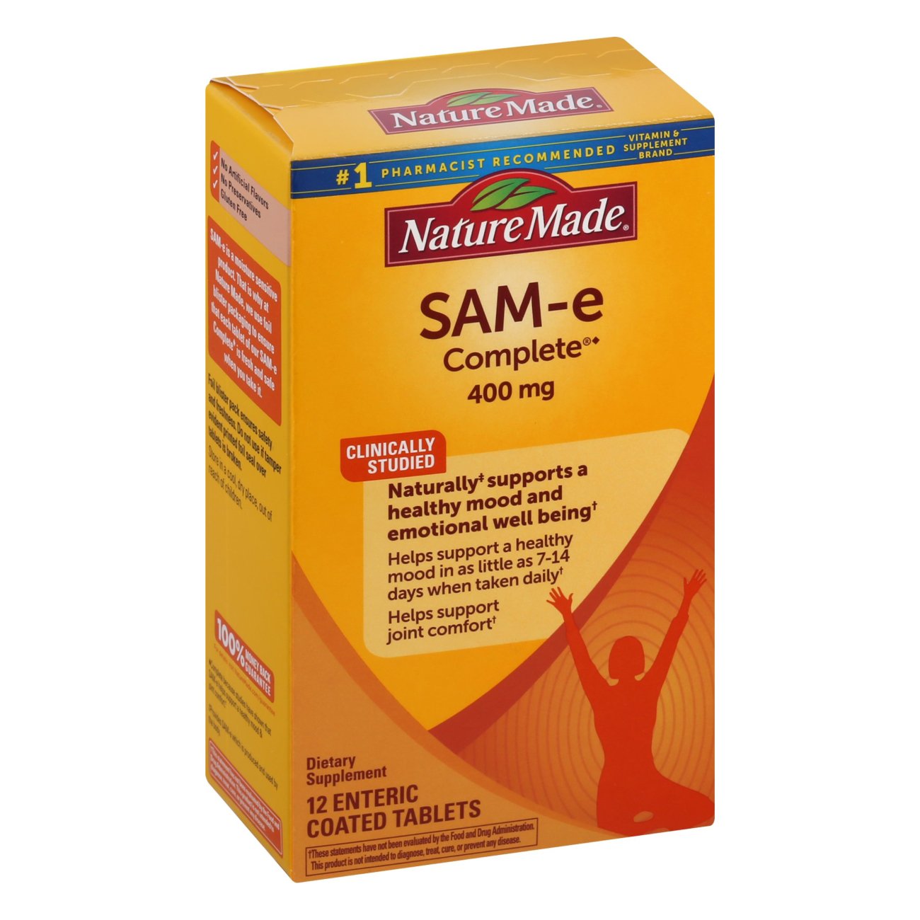 Nature Made SAM-e Complete 400 mg Dietary Supplement Tablets - Shop ...