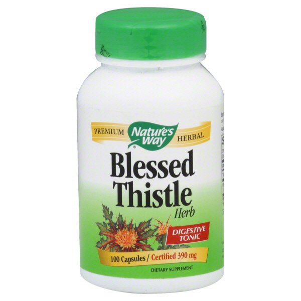 Nature's Way Blessed Thistle Herb 390 mg Capsules - Shop Herbs ...