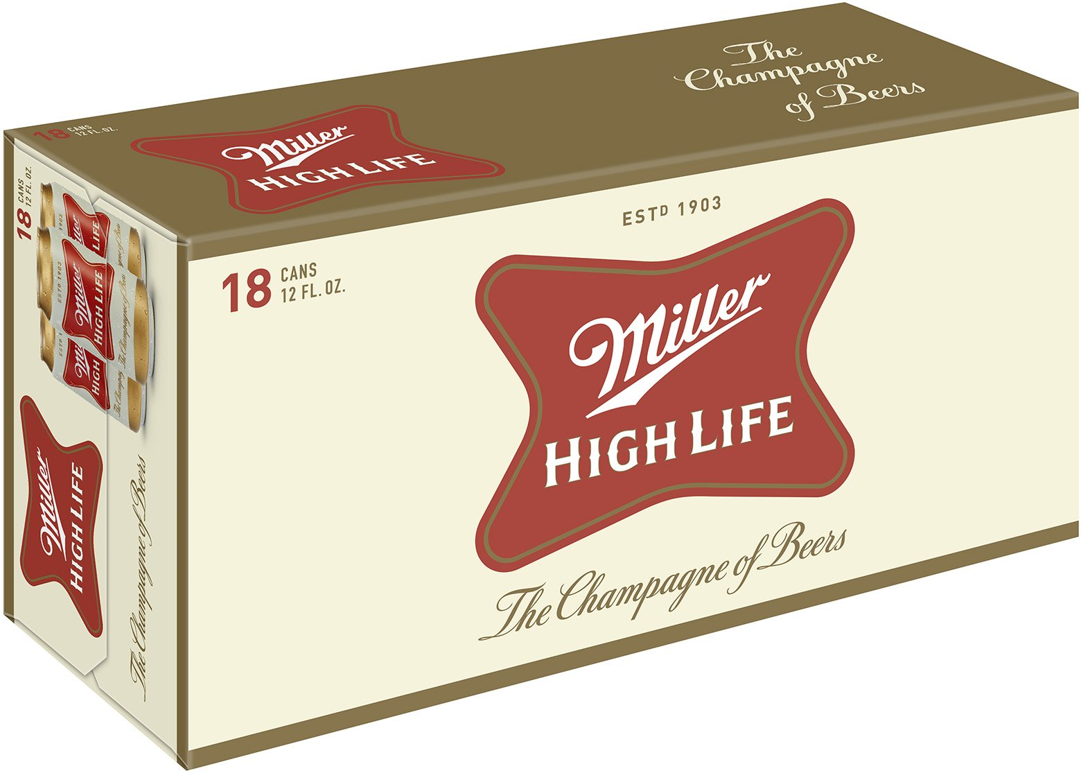 Miller High Life Beer 18 pk Cans - Shop Beer at H-E-B