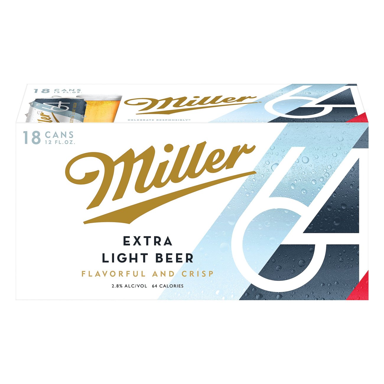 Miller 64 Beer 18 pk Cans - Shop Beer at H-E-B
