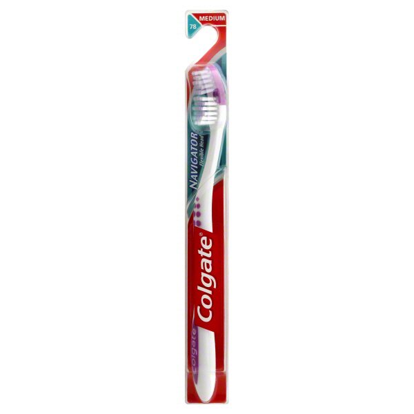 Colgate Navigator Flexible Head Medium Toothbrush - Shop Toothbrushes ...
