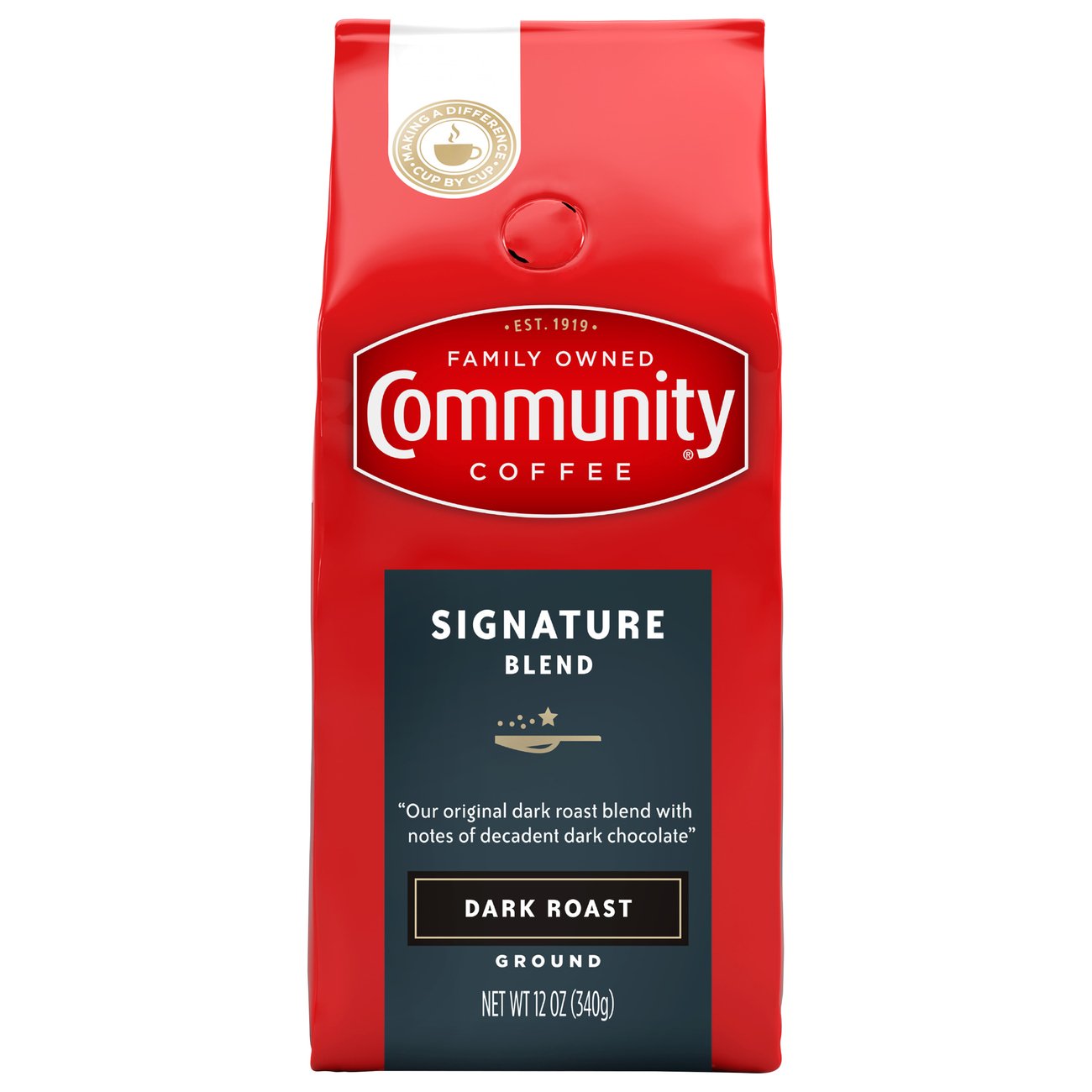 Community Coffee Signature Blend Dark Roast Ground Coffee - Shop Coffee ...