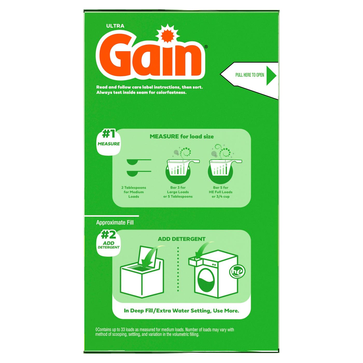 Gain Powder Laundry Detergent, Original Scent, 89 Loads - Shop ...